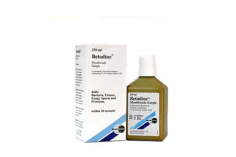 Betadine Mouthwash Gargle 1% 125ml – Whitecross Pharmaceuticals